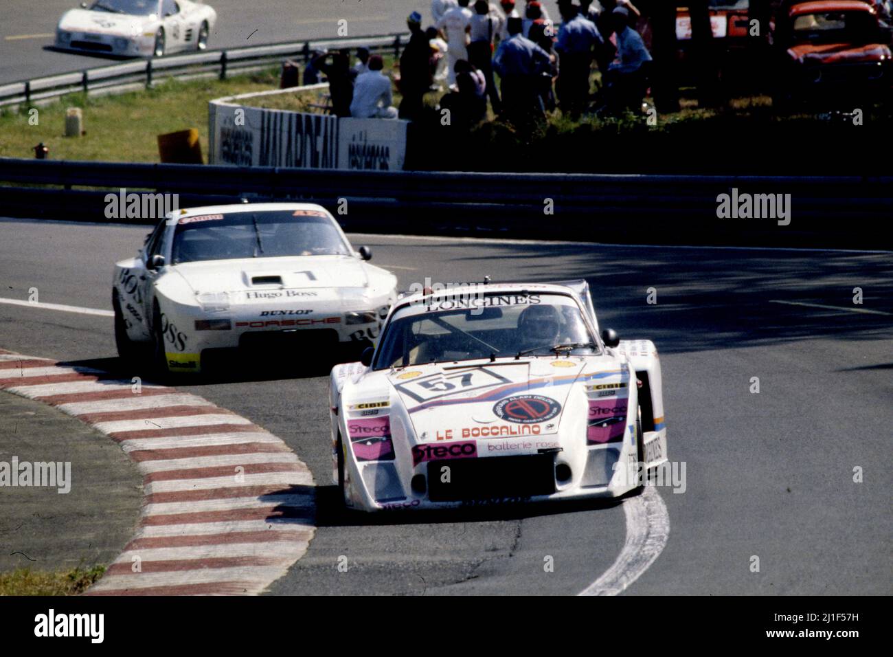 Claude Haldi (CH) Marc Thatcher (GBR) Herve'Poulain (FRA) Porsche 935 ...