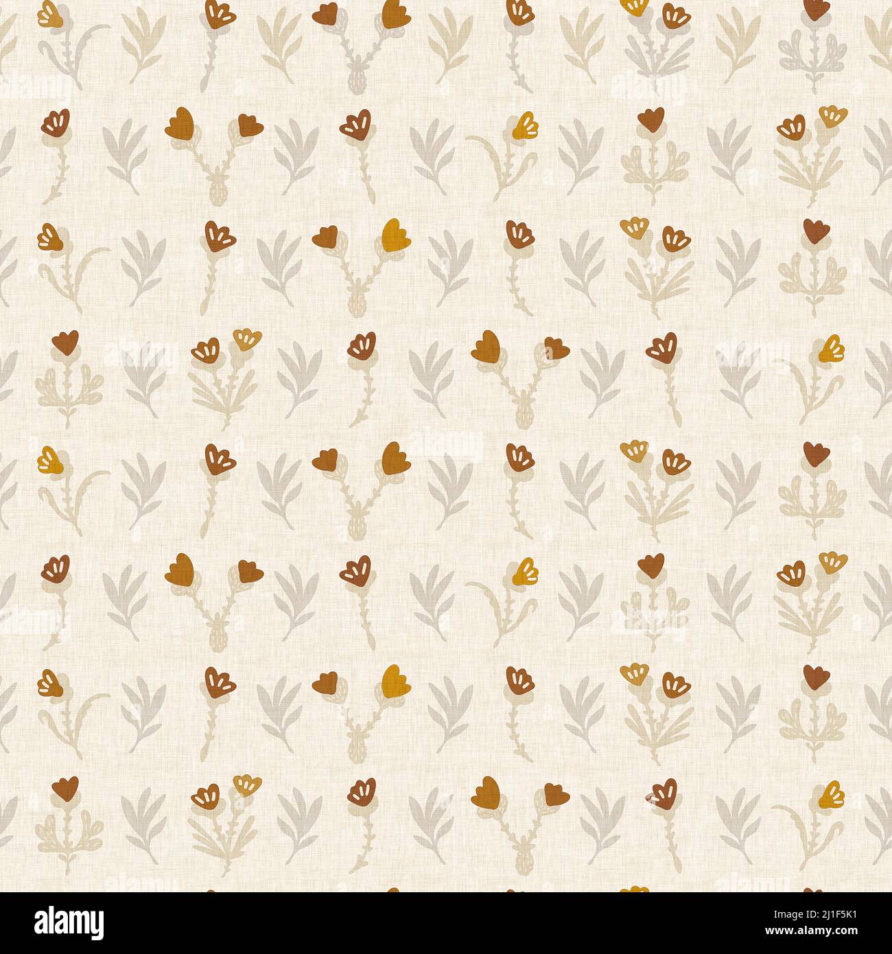 Gender neutral foliage leaf seamless raster background. Simple ...