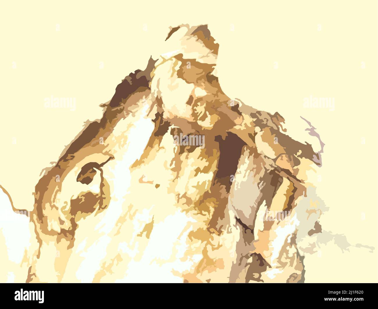 Daylight rotten tree background for fabric products or textures. Grunge ...