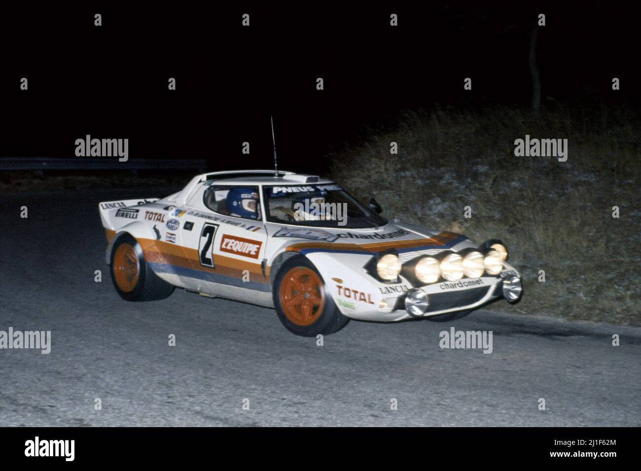Bernard Darniche (FRA) Alain Mahe (FRA) Lancia Stratos Hf Gr4 ...