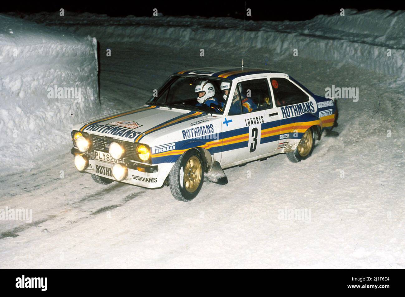 Ari Vatanen (FIN) David Richards (GBR) Ford Escort RS Rothmans Gr4 ...