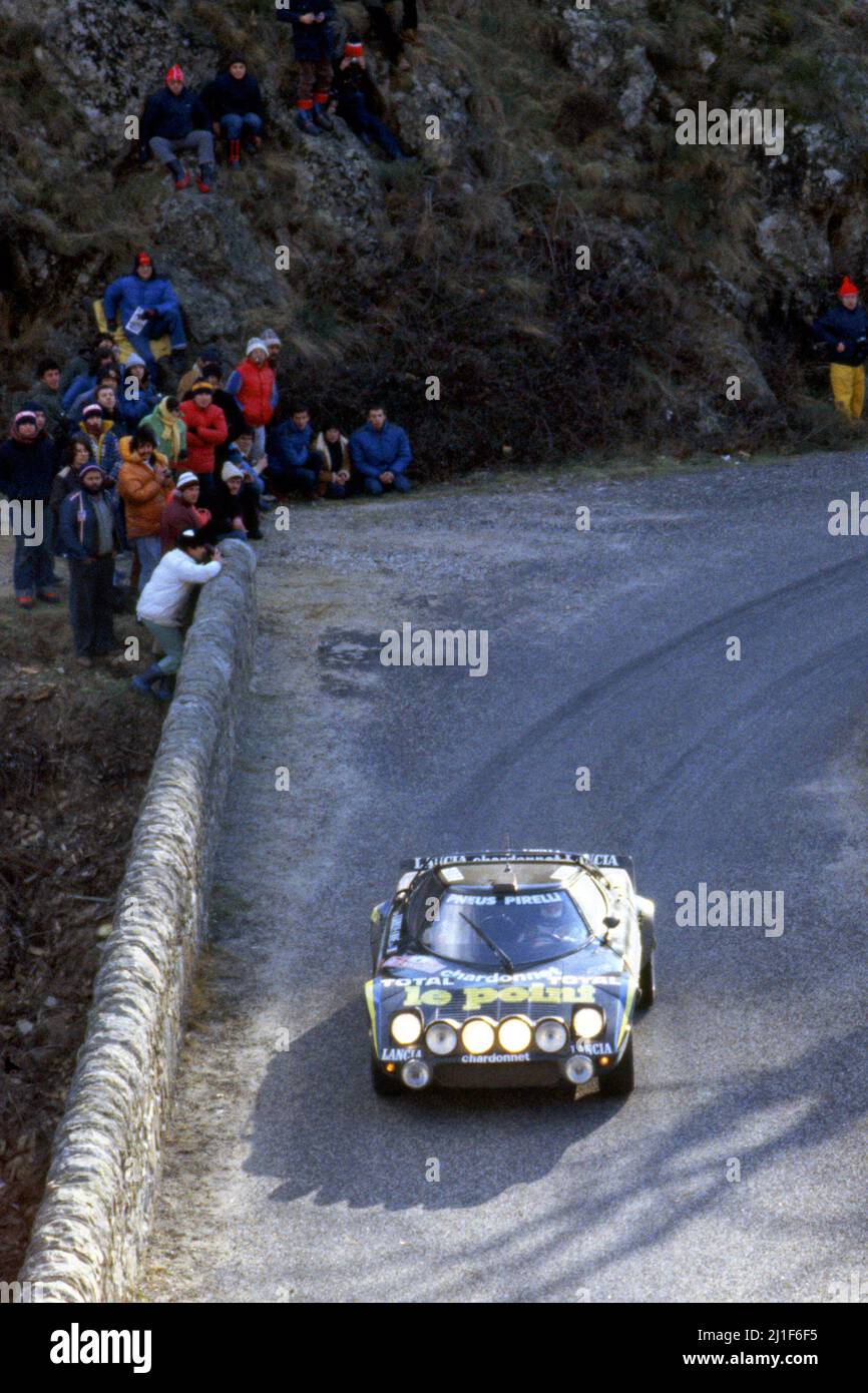 Bernard Darniche (FRA) Alain Mahe (FRA) Lancia Stratos Hf Gr4 ...