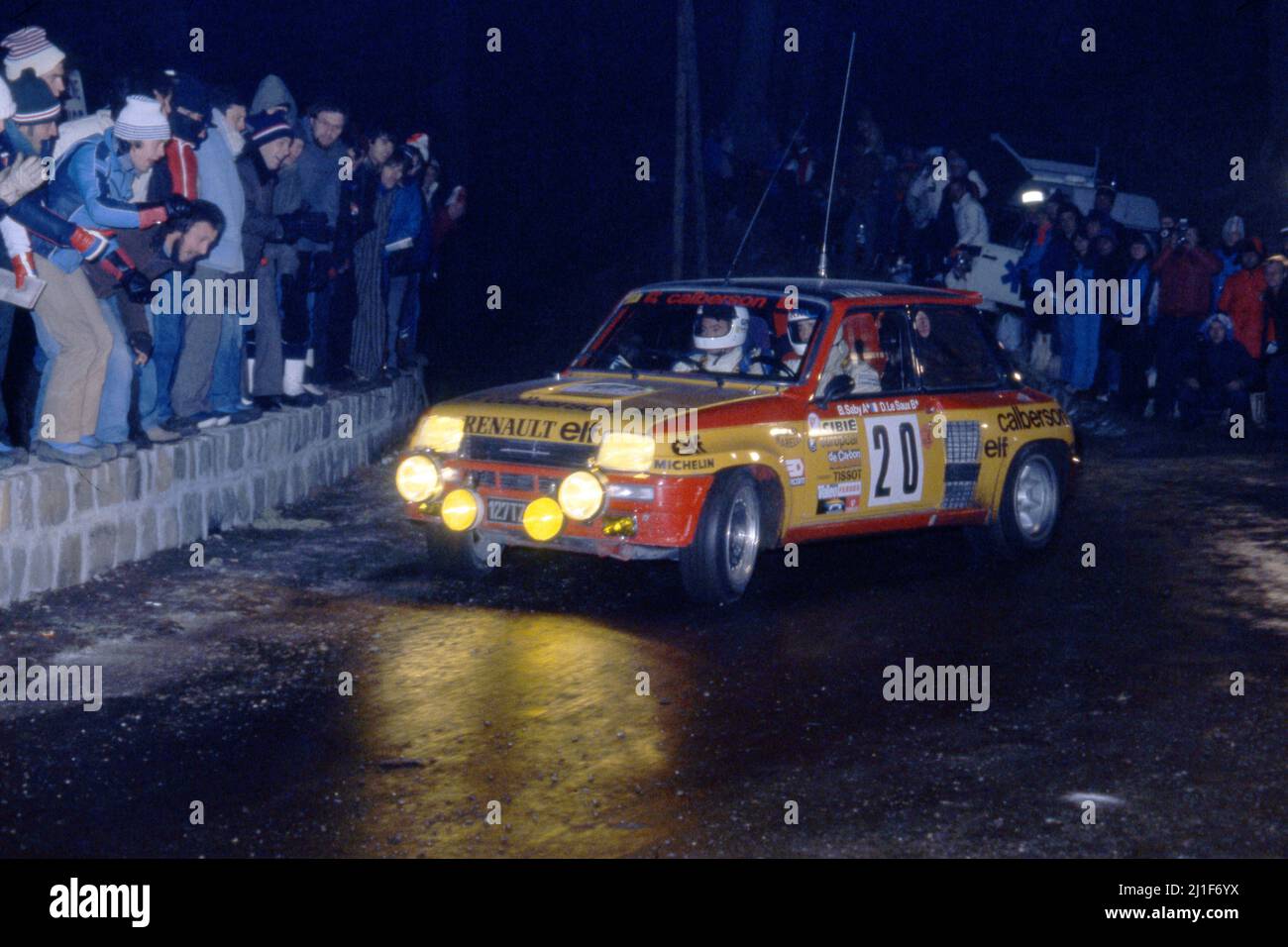 Bruno Saby (FRA) Daniel Le Saux (FRA) Renault 5 Turbo Gr4 Calberson ...