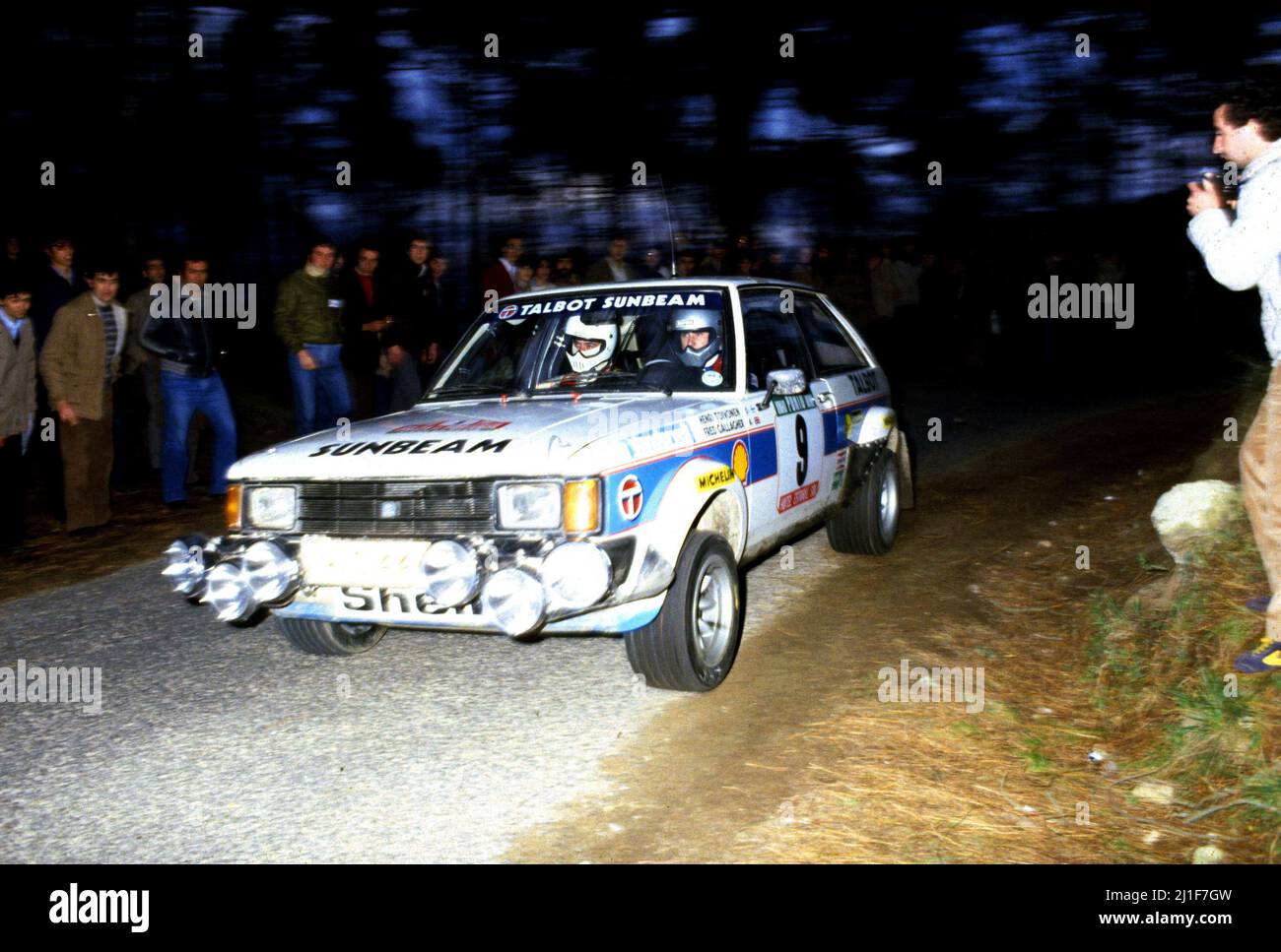 Henri Toivonen (FIN) Fred Callagher (GBR) Talbot Sumbeam Lotus Gr2 2nd ...