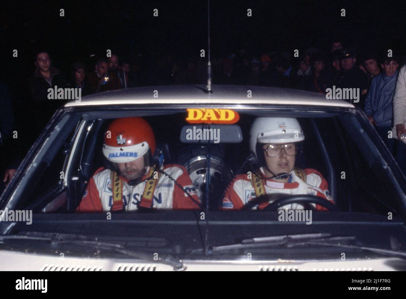 Timo Salonen (FIN) Seppo Harjanne (FIN) Datsun Stock Photo - Alamy