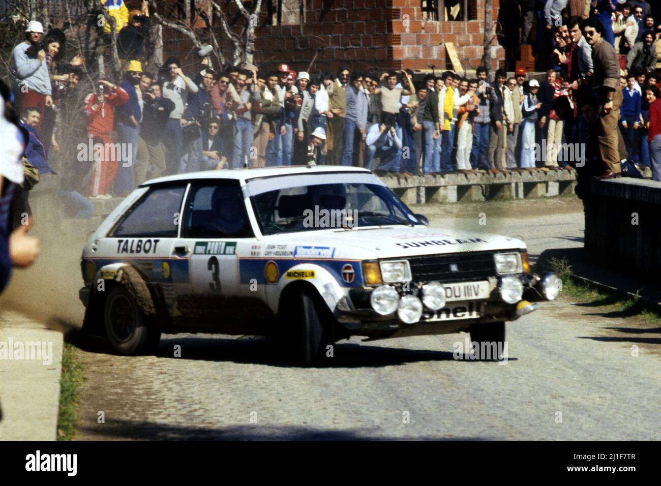 Guy Frequelin (FRA) Jean Todt (FRA) Talbot Sunbeam Lotus Gr2 Stock ...