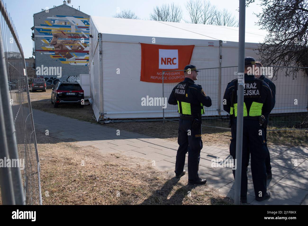 Temporary police station police station hi-res stock photography and ...