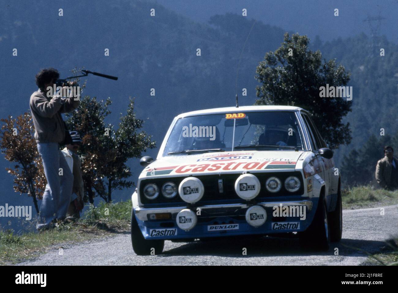 Timo Salonen (FIN) Seppo Harjanne (FIN) Datsun Violet GT Gr4 Stock ...