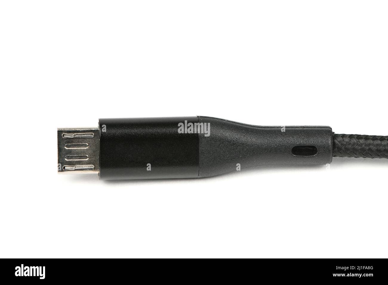 Closeup of an USB connector isolated on white. High resolution photo ...