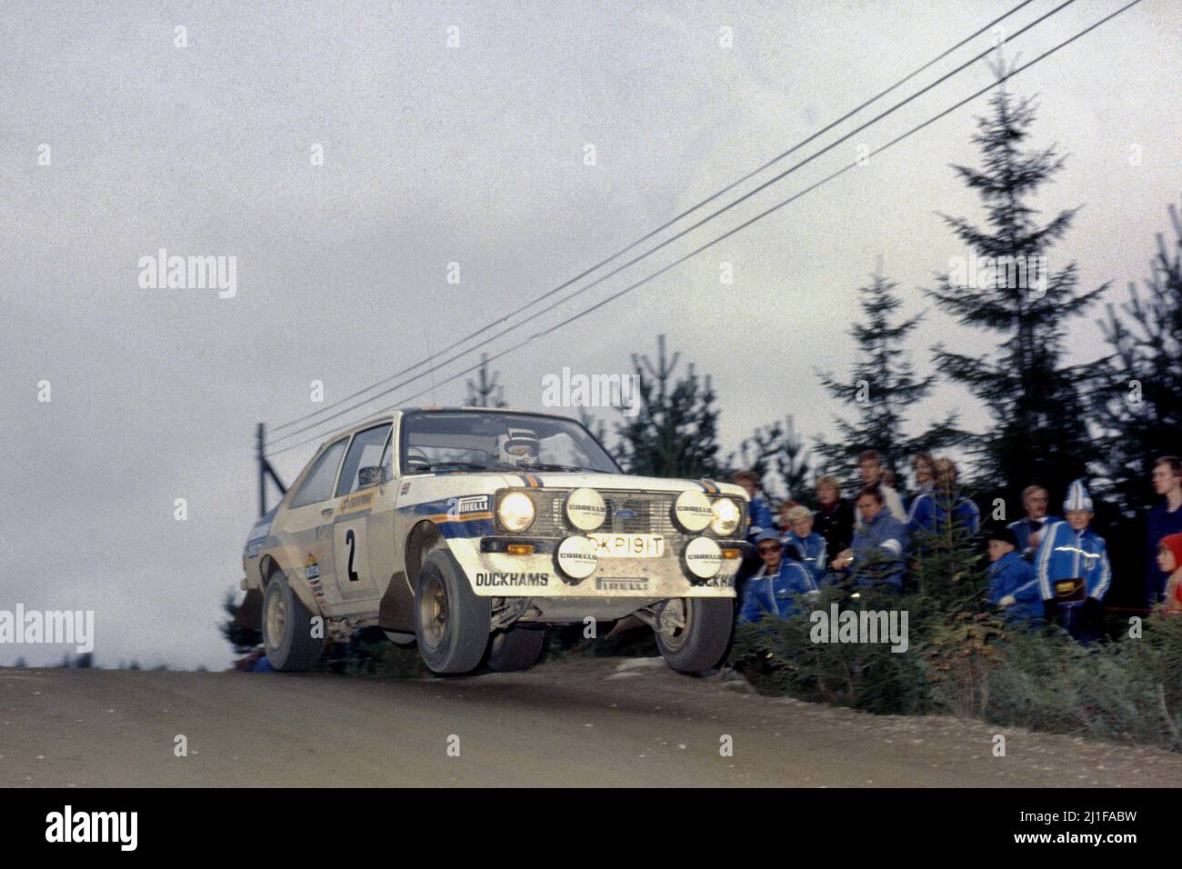 Ari Vatanen (FIN) David Richards (GBR) Ford Escort RS Gr4 1st position ...