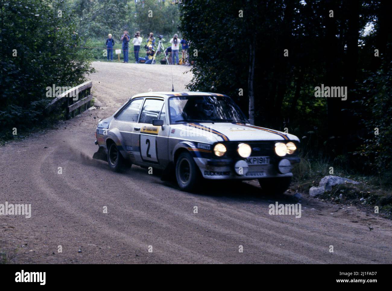 Ari Vatanen (FIN) David Richards (GBR) Ford Escort RS Gr4 1st position ...