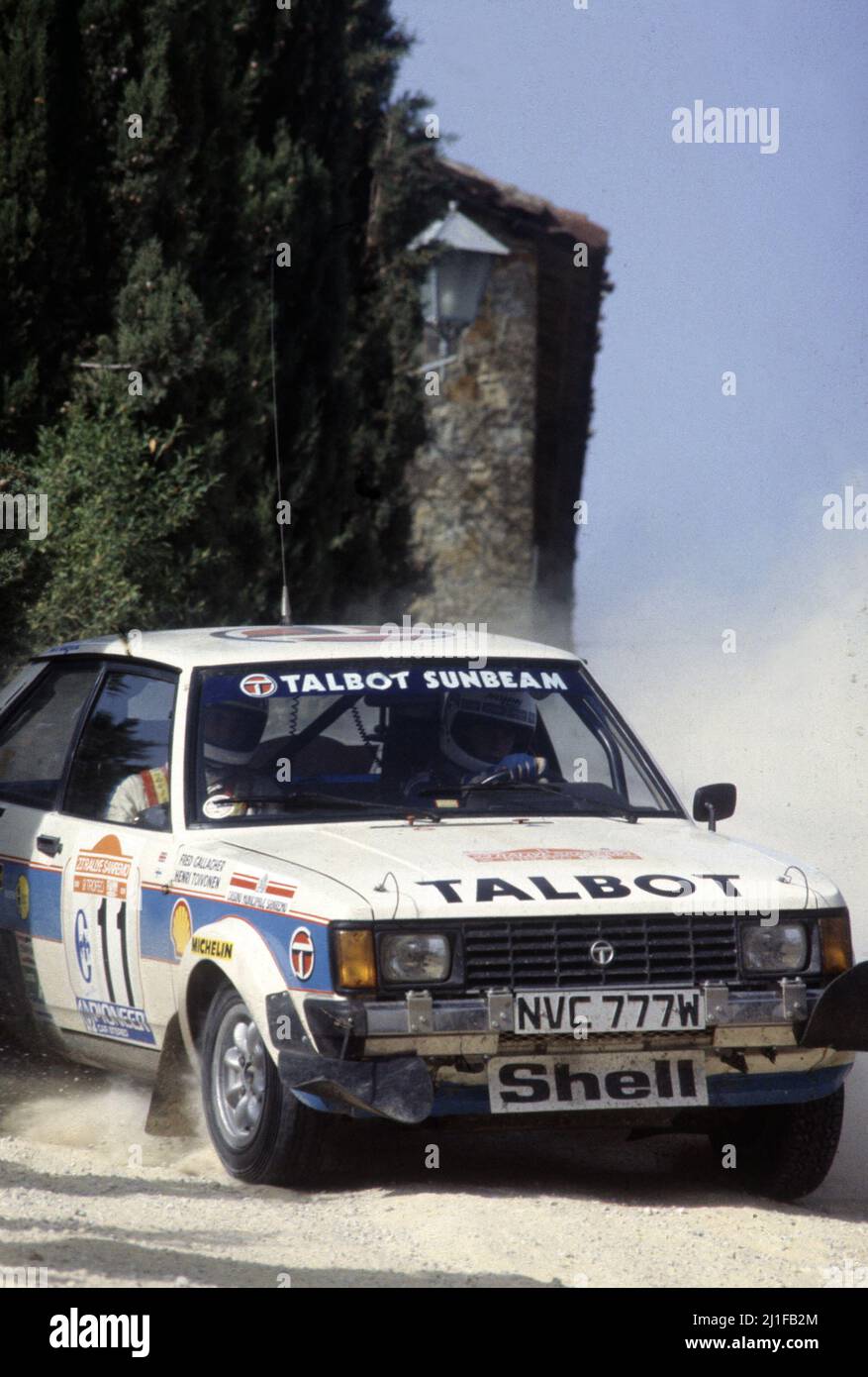 Henri Toivonen (FIN) Fred Gallagher (GBR) Talbot Sunbeam Lotus Gr2 2nd ...