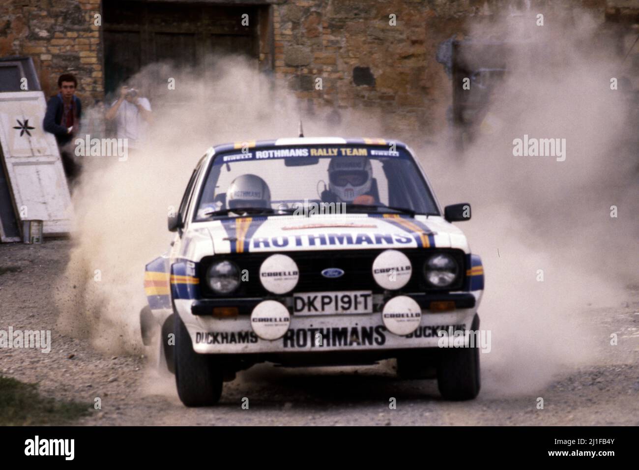 Ari Vatanen (FIN) David Richards (GBR) Ford Escort RS Gr4 Ford Rothmans ...