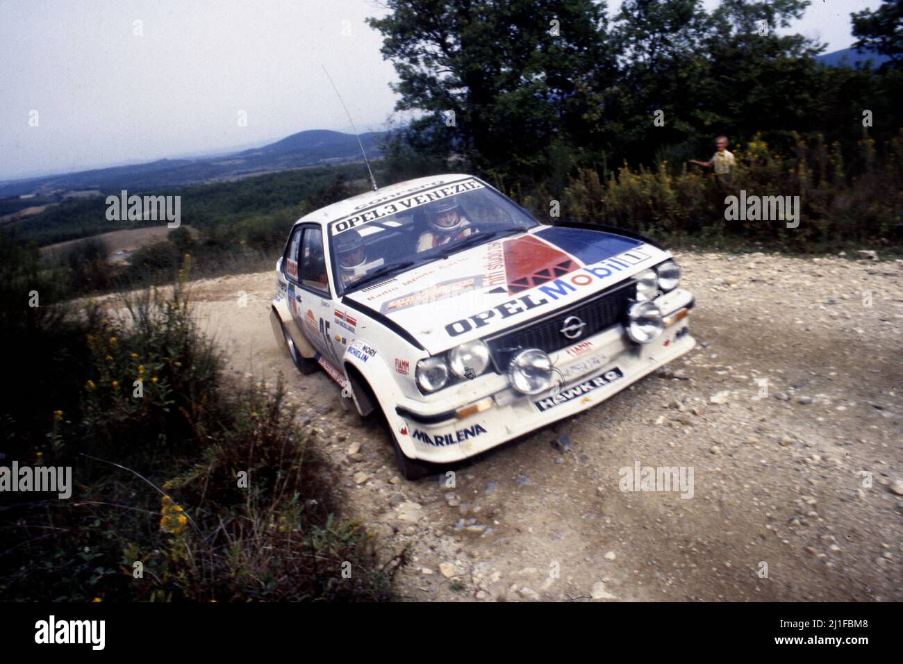 Massimo Miki Biasion (ITA) Tiziano Siviero (ITA) Opel Ascona 400 Gr4 ...