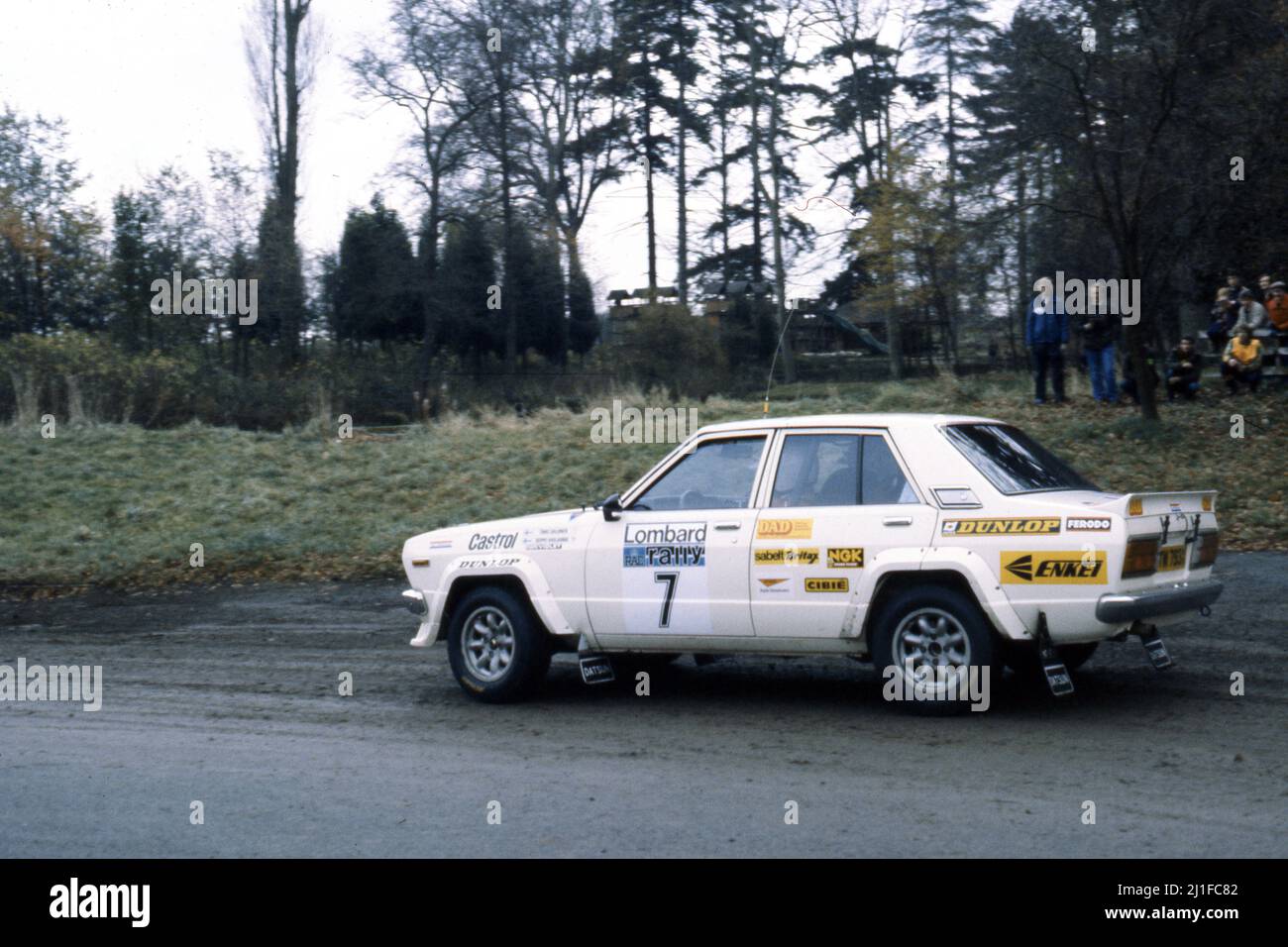 Timo Salonen (FIN) Seppo Harjanne (FIN) Datsun Violet GT Gr4 Stock ...