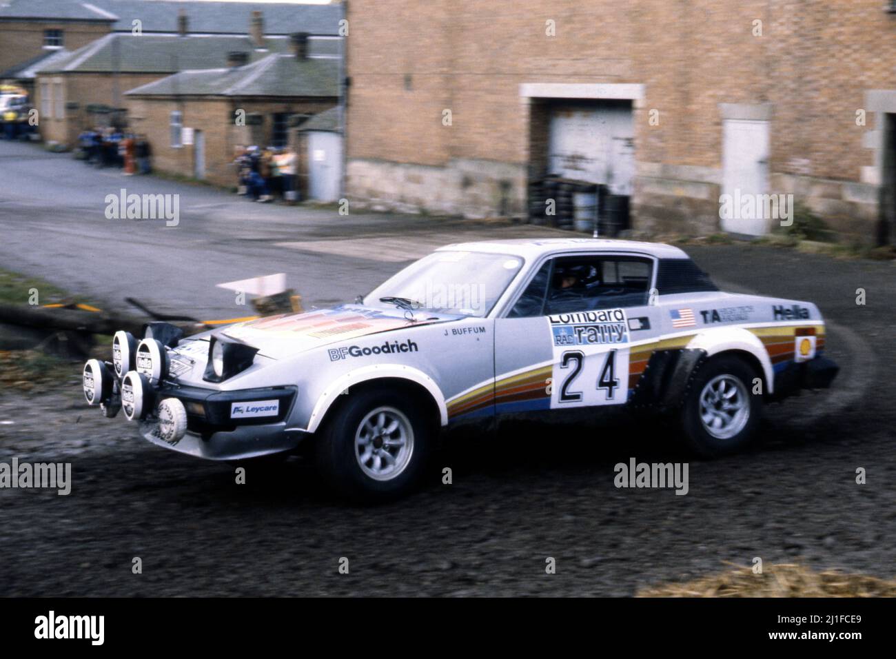 John Buffum (USA) Neil Wilson (GBR) Triumph TR8 Gr4 Stock Photo - Alamy