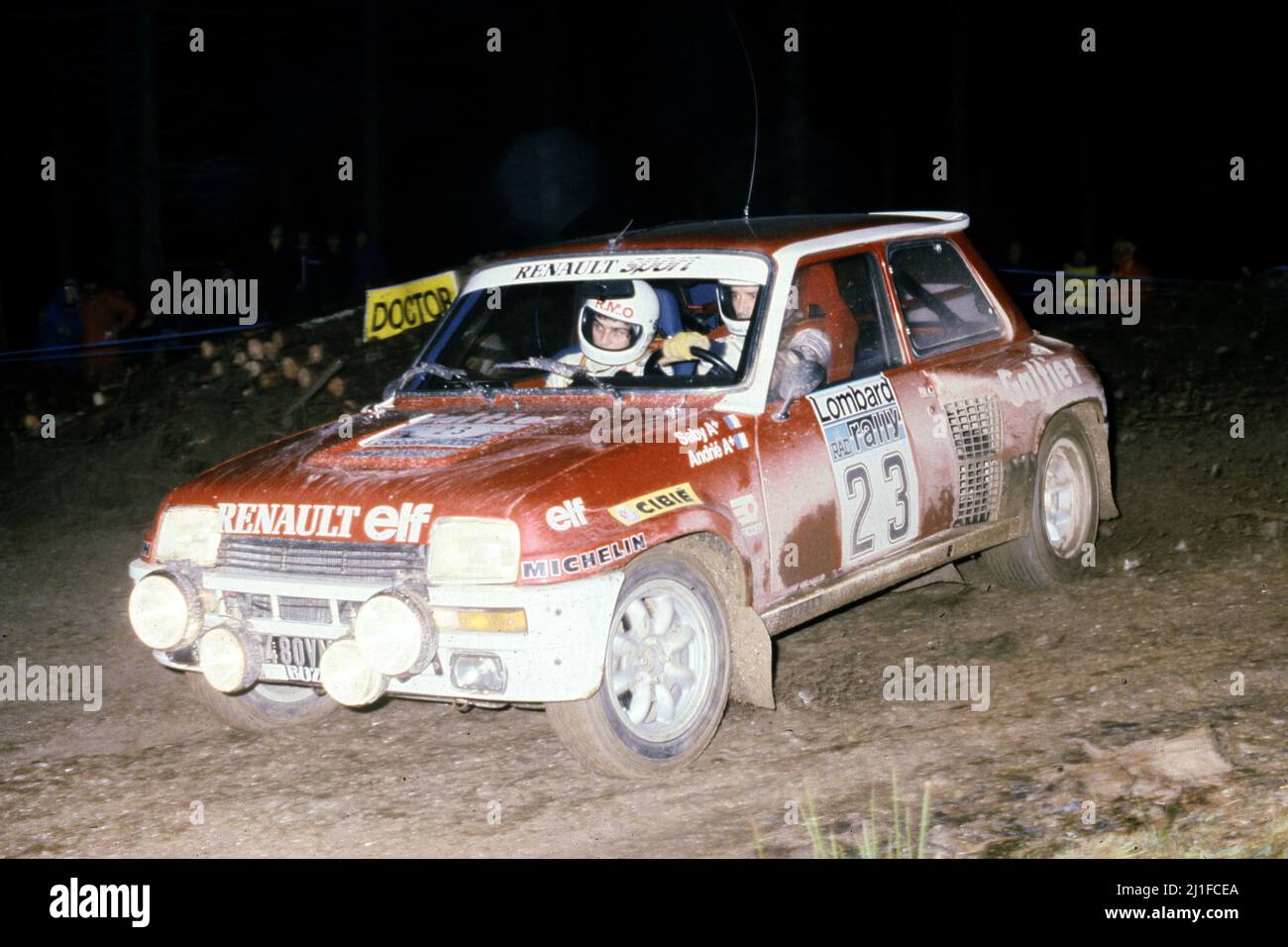 Bruno Saby (FRA) Jean Marc Andrie'(FRA) Renault 5 Turbo Gr4 Bozian ...