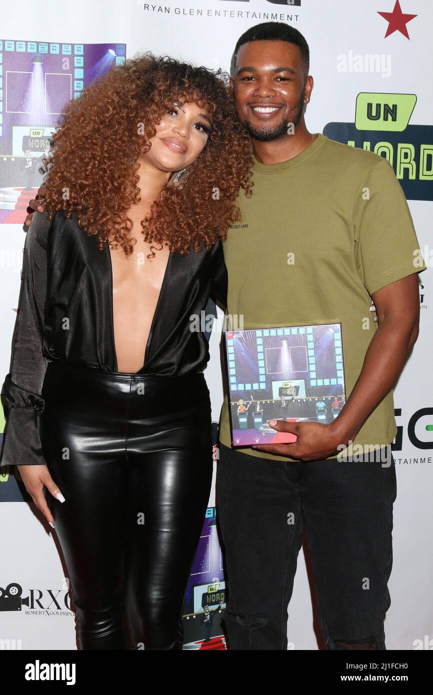 Cheyenne Depree, Ryan Glen at the UnWord Game Party at Brio Members ...