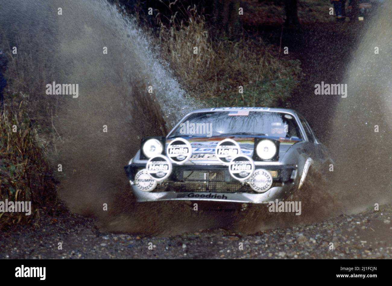 John Buffum (USA) Neil Wilson (GBR) Triumph TR8 Gr4 Stock Photo - Alamy