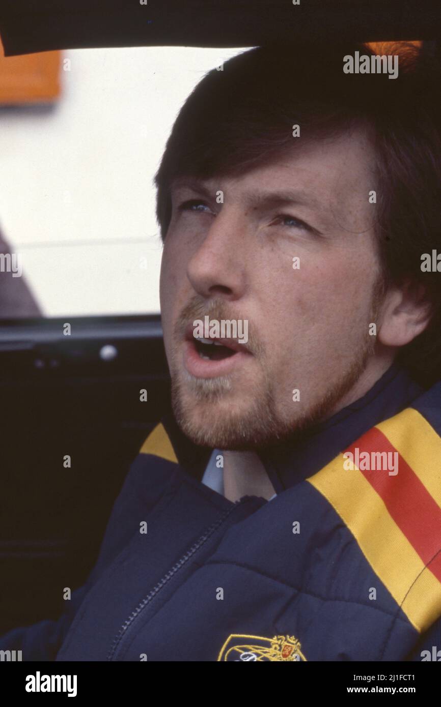 David Richards (GBR) Ford Rothmans Rally Team Stock Photo - Alamy