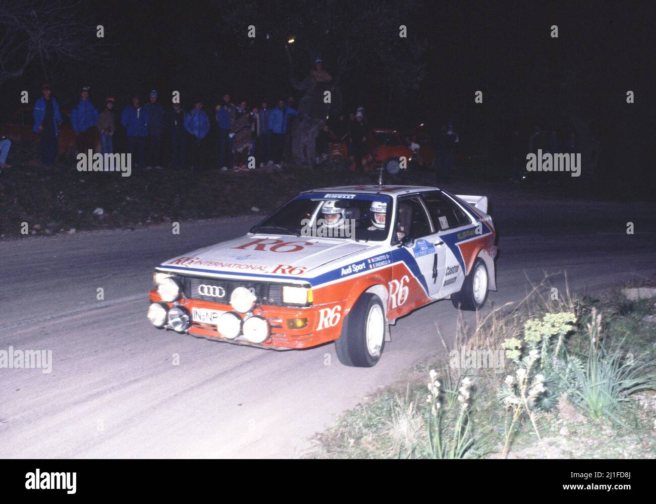 Michele Cinotto (ITA) Emilio Radaelli (ITA) Audi Quattro Gr4 Audi Sport ...