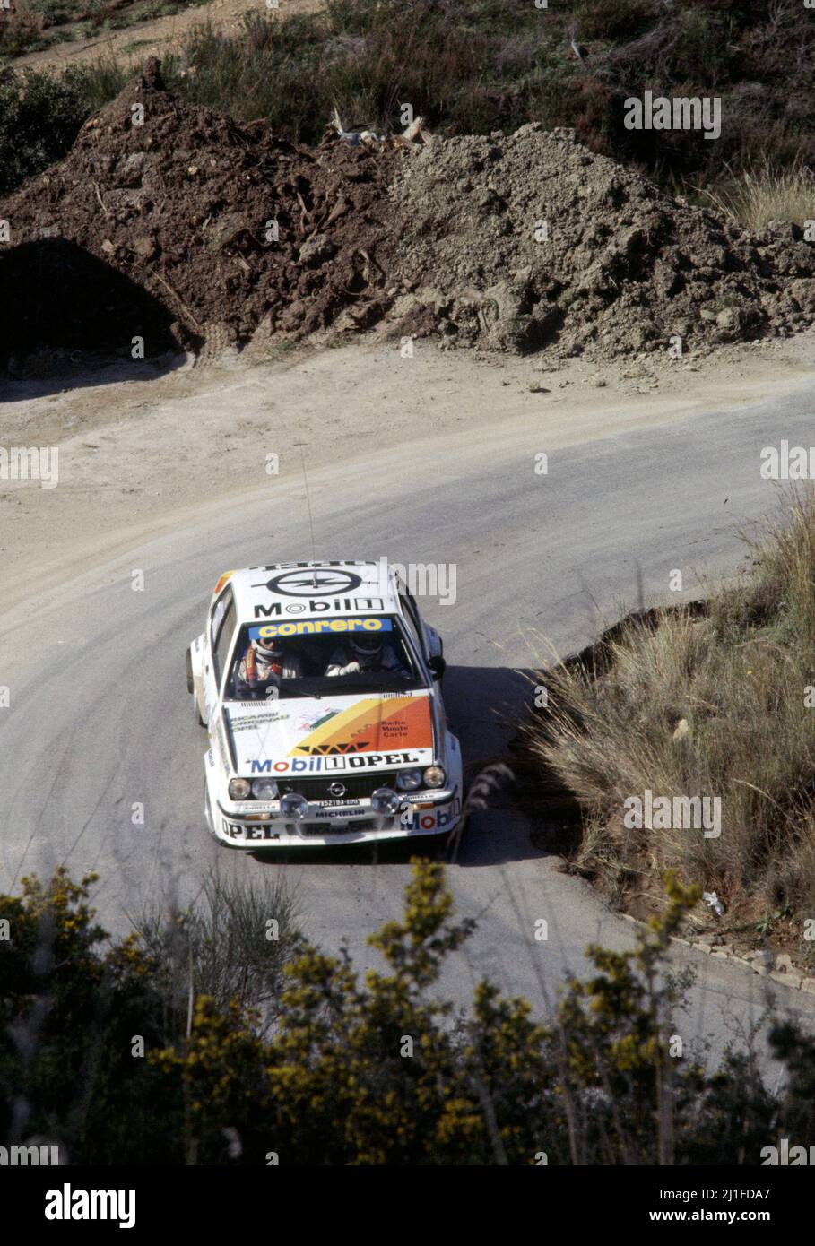 Massimo Miki Biasion (ITA) Tiziano Siviero (ITA) Opel Ascona 400 Gr4 ...