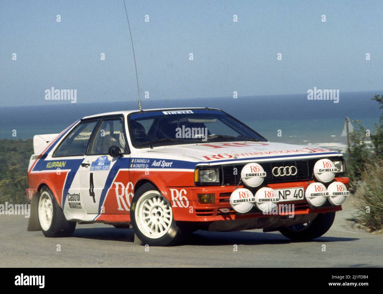 Michele Cinotto (ITA) Emilio Radaelli (ITA) Audi Quattro Gr4 Audi Sport ...