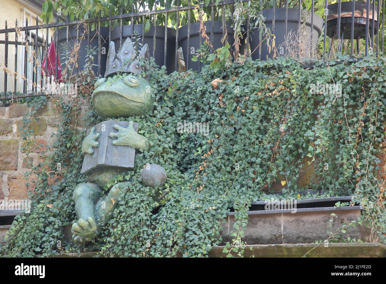 Frog King as a memorial to the Brothers Grimm in Marburg, Hesse ...