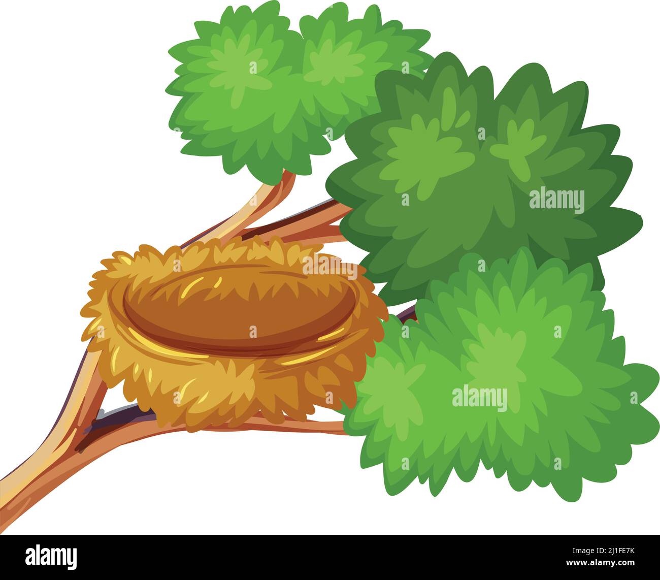 Stick nest Stock Vector Images - Alamy