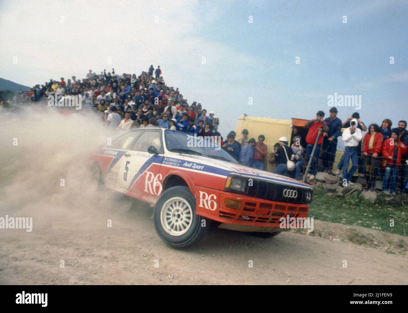 Michele Cinotto (ITA) Emilio Radaelli (ITA) Audi Quattro Gr4 Audi Sport ...