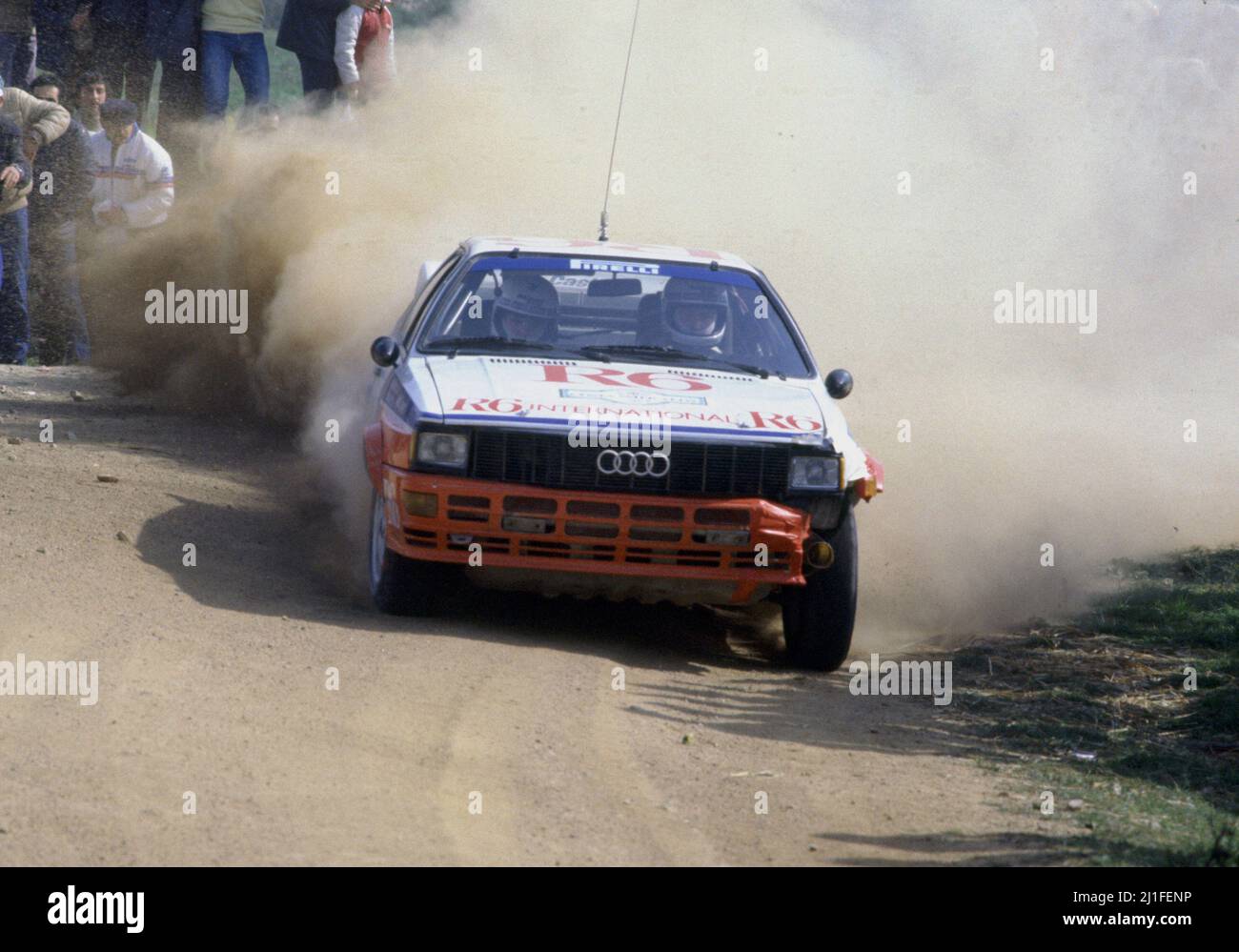 Michele Cinotto (ITA) Emilio Radaelli (ITA) Audi Quattro Gr4 Audi Sport ...