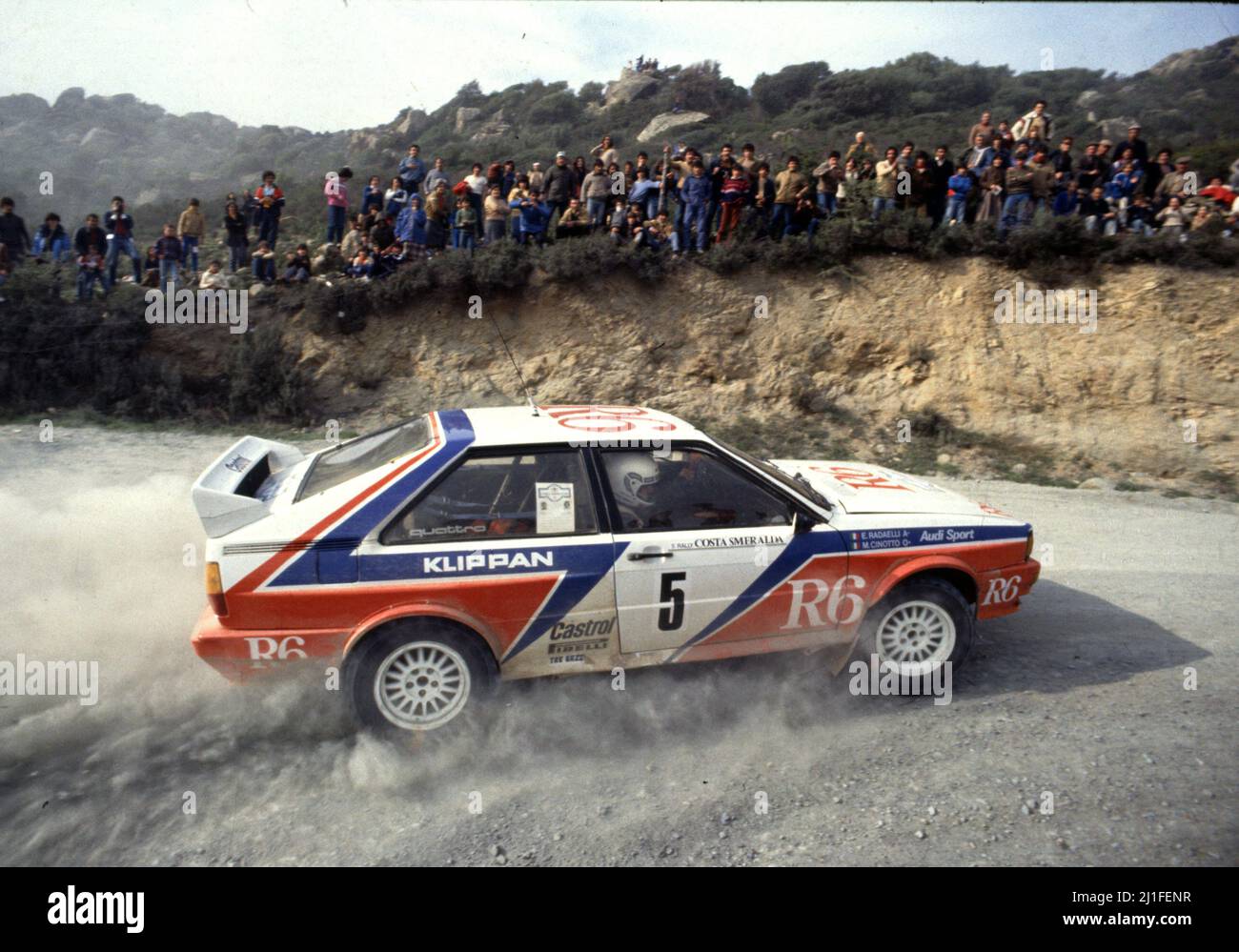 Michele Cinotto (ITA) Emilio Radaelli (ITA) Audi Quattro Gr4 Audi Sport ...