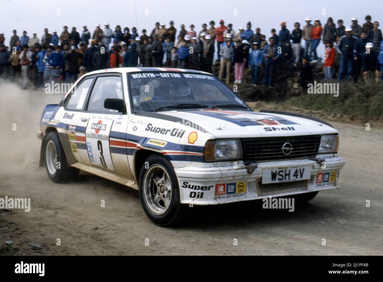 Jimmy McRae (GBR) Ian Grindrod (GBR) Opel Ascona 400 Gr4 Rothmans Opel ...