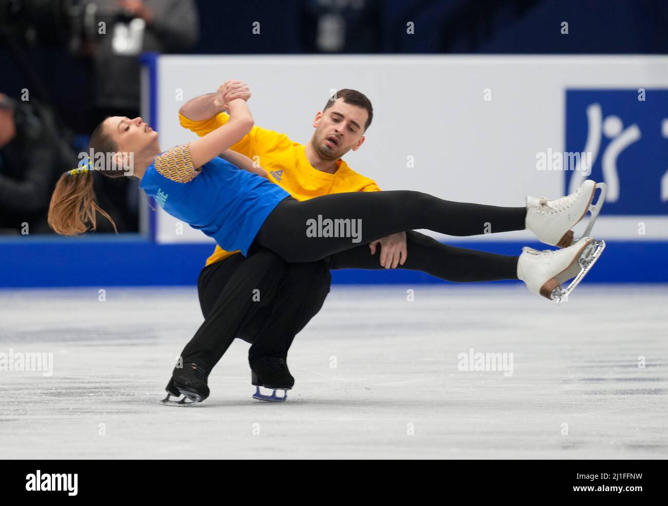 Sud de France Arena, Montpellier, France. 25th Mar, 2022. Oleksandra ...