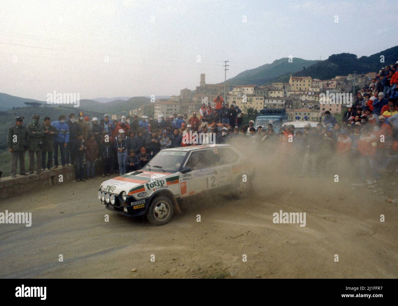 Carlo Capone (ITA) Luigi Pirollo (ITA) Fiat Ritmo Abarth 125 GrA Jolly ...