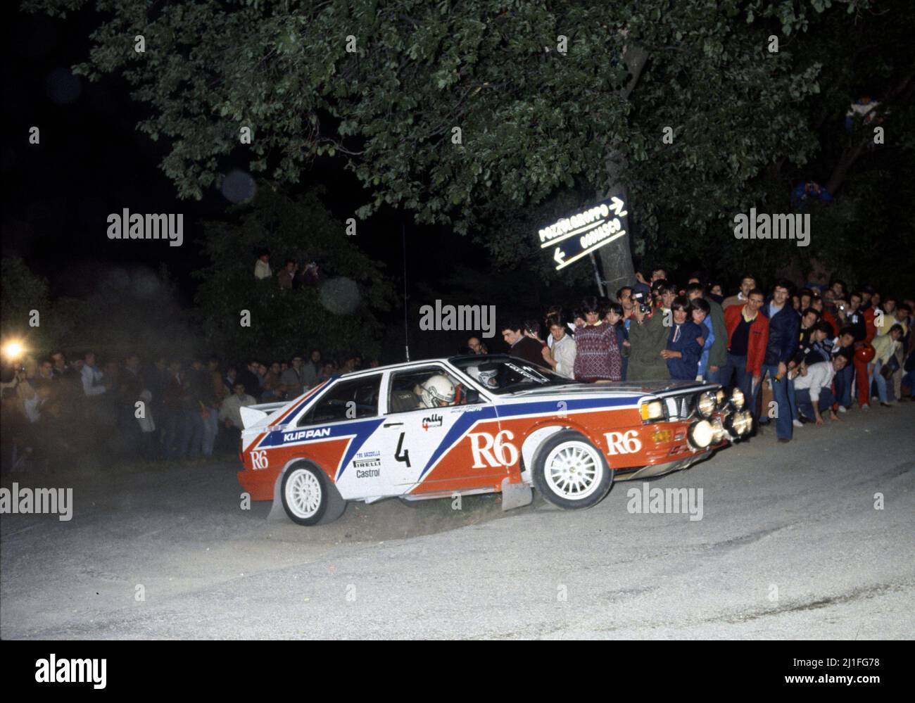 Michele Cinotto (ITA) Emilio Radaelli (ITA) Audi Quattro Gr4 Audi Sport ...