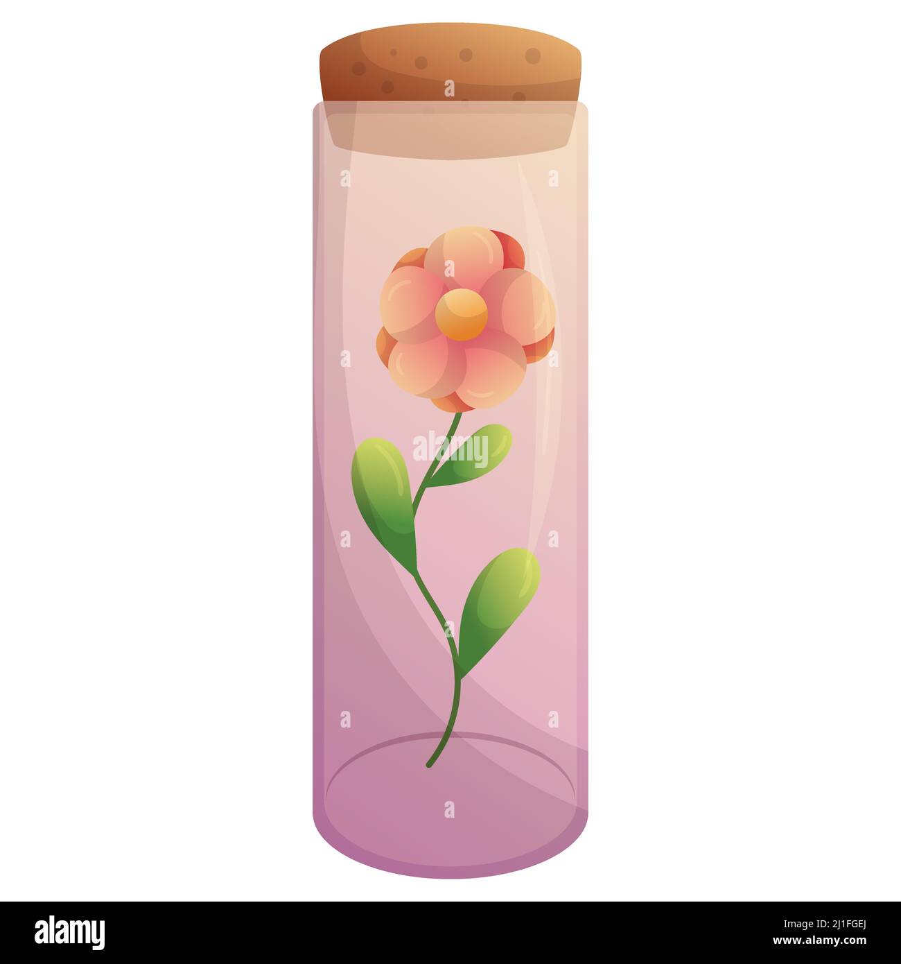 Medicine bottle flower Stock Vector Images - Alamy