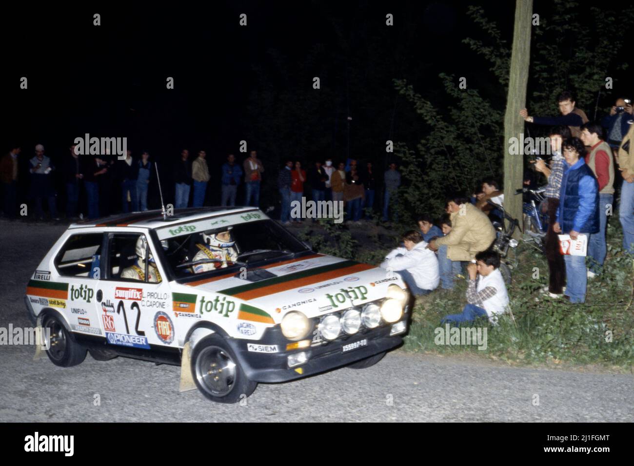 Carlo Capone (ITA) Luigi Pirollo (ITA) Fiat Ritmo Abarth 125 GrA Jolly ...