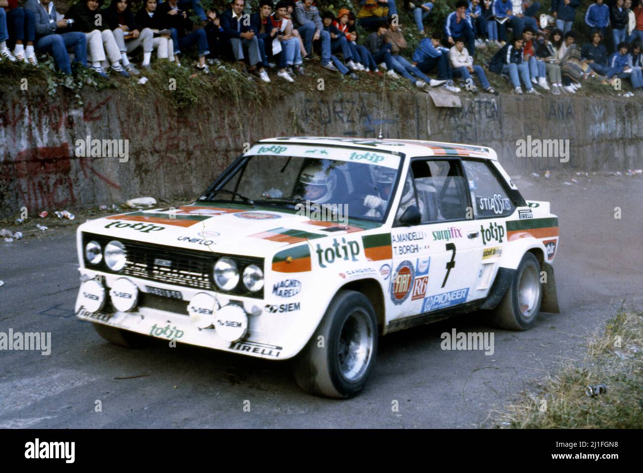 Antonella Mandelli (ITA) Fiorella Maggi (ITA) Fiat 131 Abarth Gr4 Jolly ...