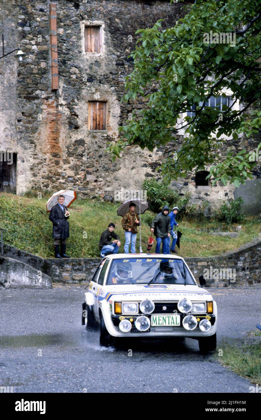 Federico Tramezzino Ormezzano (ITA) Claudio Berro (ITA) Talbot Sunbeam ...