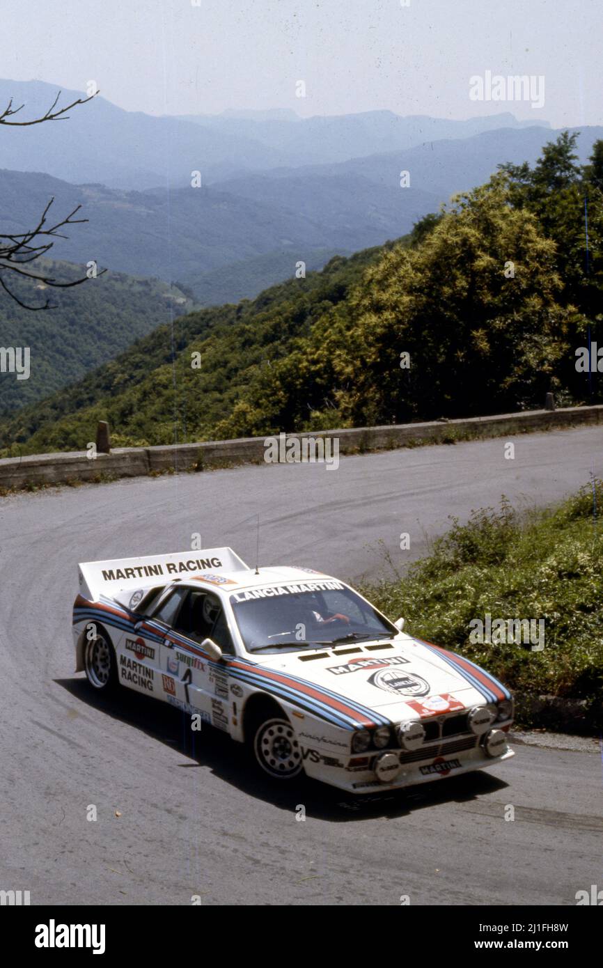 Adartico Vudafieri (ITA) Maurizio Perissinot (ITA) Lancia Rally 037 GrB ...