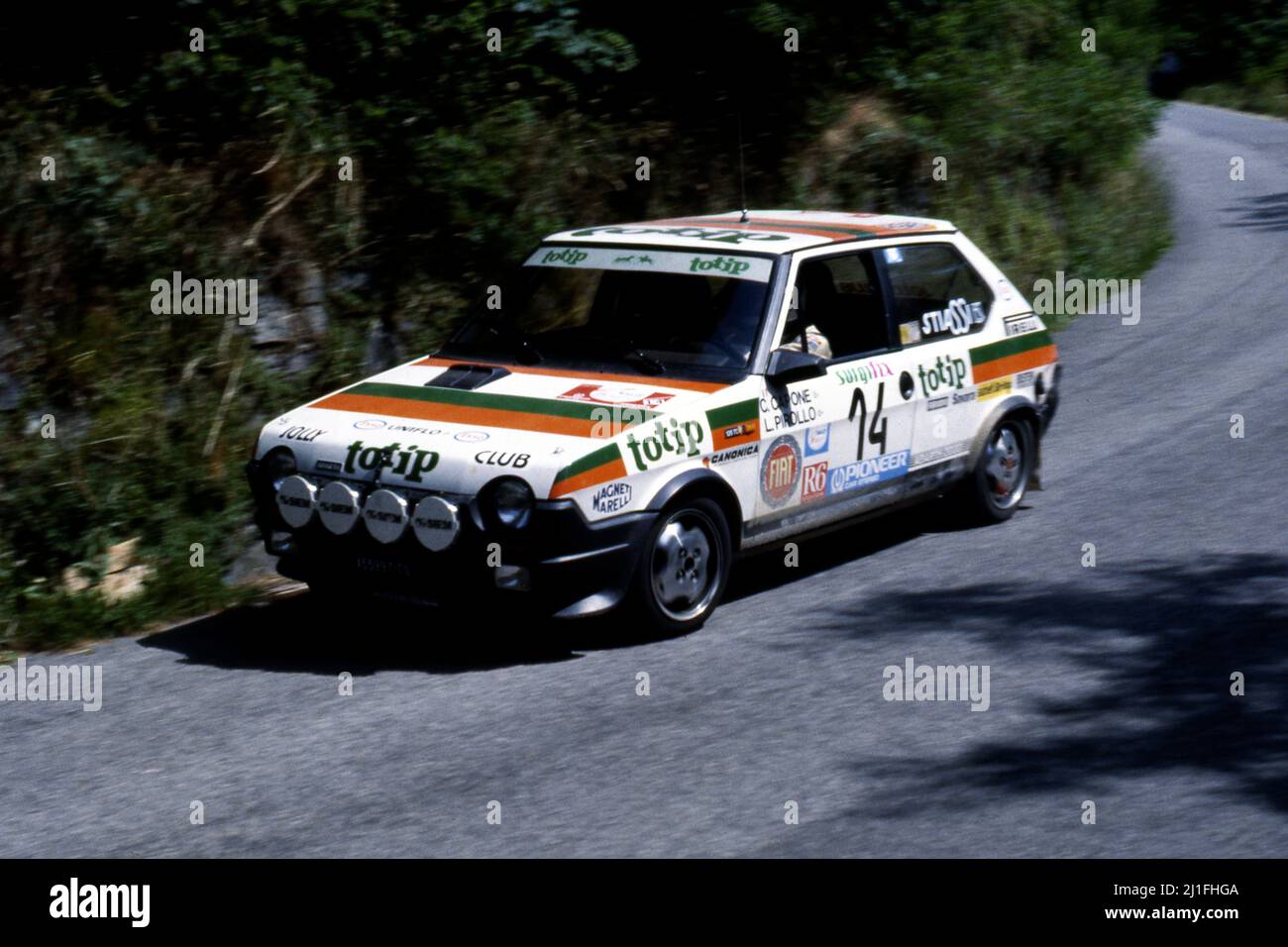 Carlo Capone (ITA) Luigi Pirollo (ITA) Fiat Ritmo Abarth 125 GrA Jolly ...