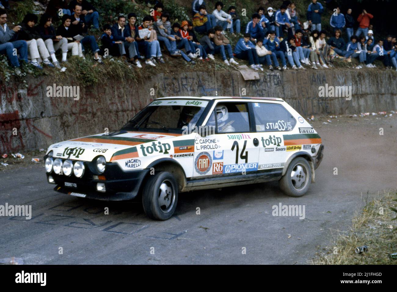 Carlo Capone (ITA) Luigi Pirollo (ITA) Fiat Ritmo Abarth 125 GrA Jolly ...