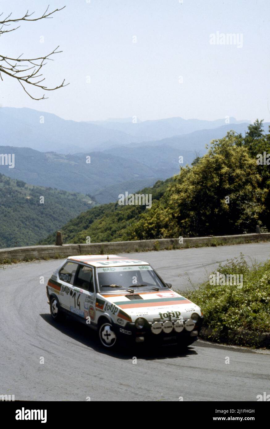 Carlo Capone (ITA) Luigi Pirollo (ITA) Fiat Ritmo Abarth 125 GrA Jolly ...