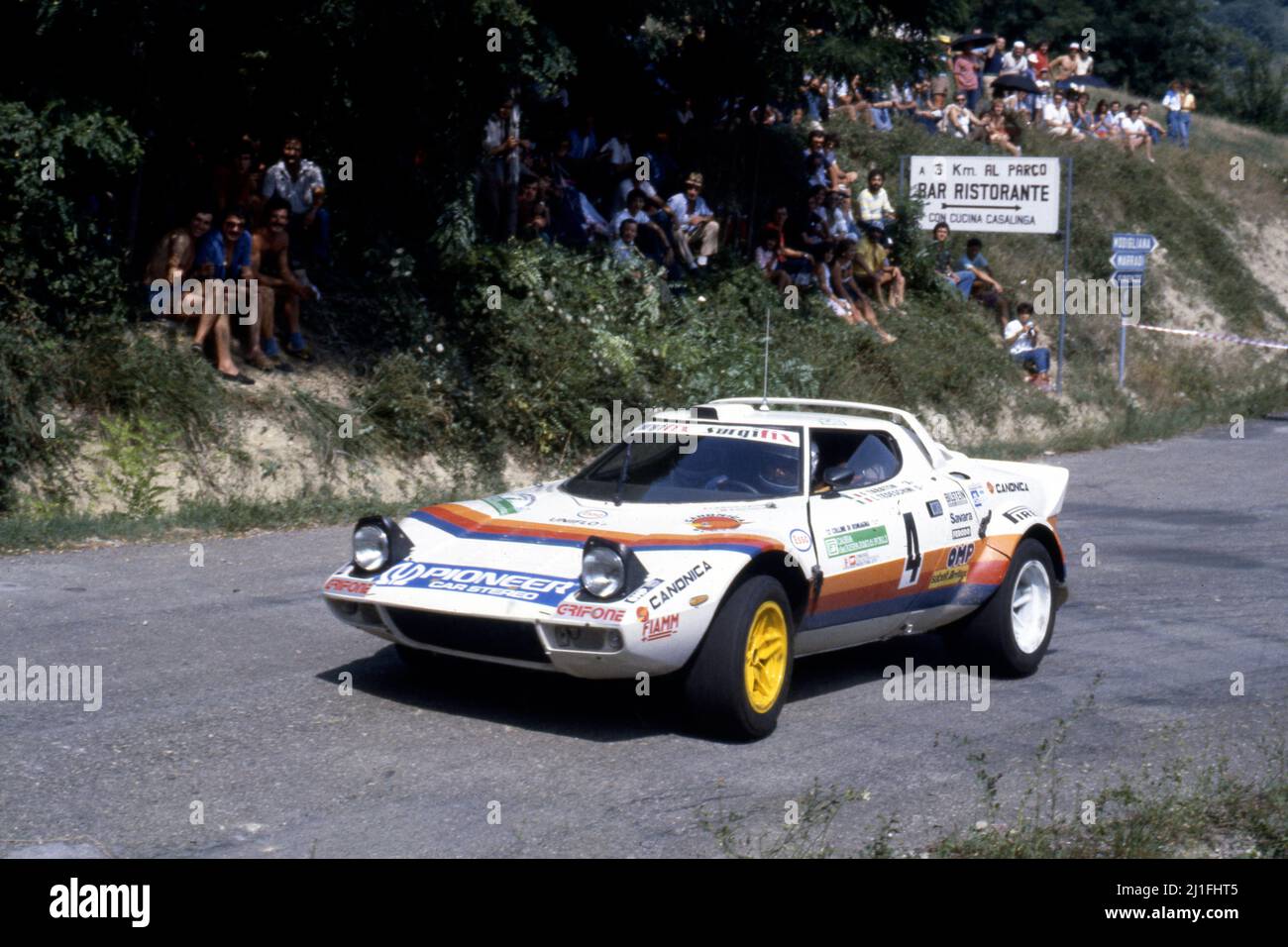 Fabrizion Tabaton (ITA) Luciano Tedeschini (ITA) Lancia Stratos Hf Gr4 ...