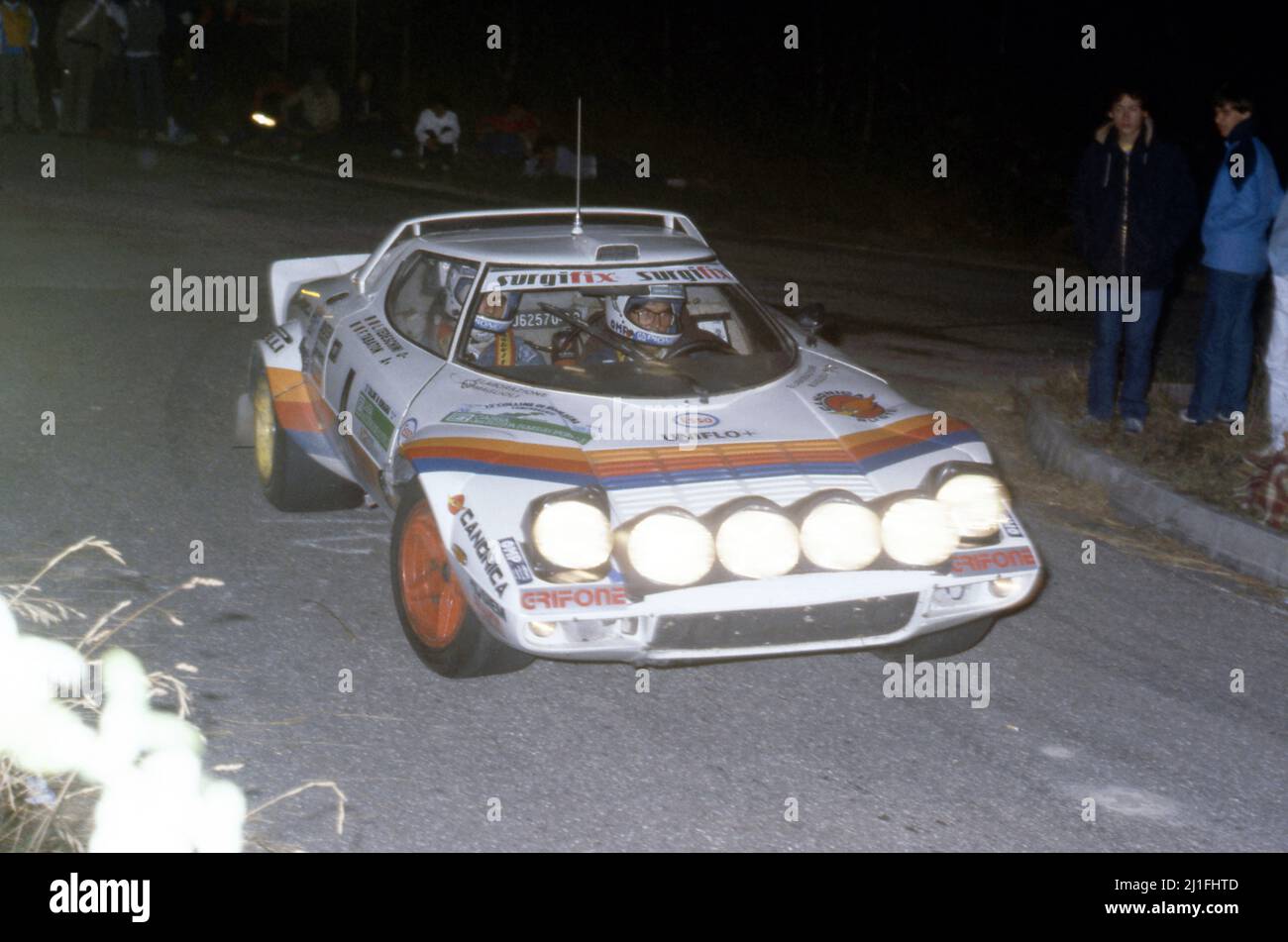 Fabrizio Tabaton (ITA) Luciano Tedeschini (ITA) Lancia Stratos Hf Gr4 ...