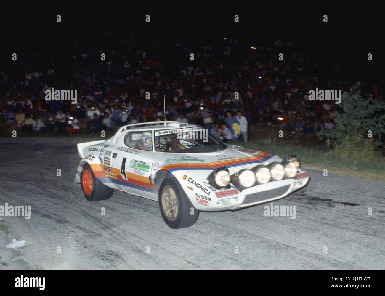 Fabrizio Tabaton (ITA) Luciano Tedeschini (ITA) Lancia Stratos Hf Gr4 ...