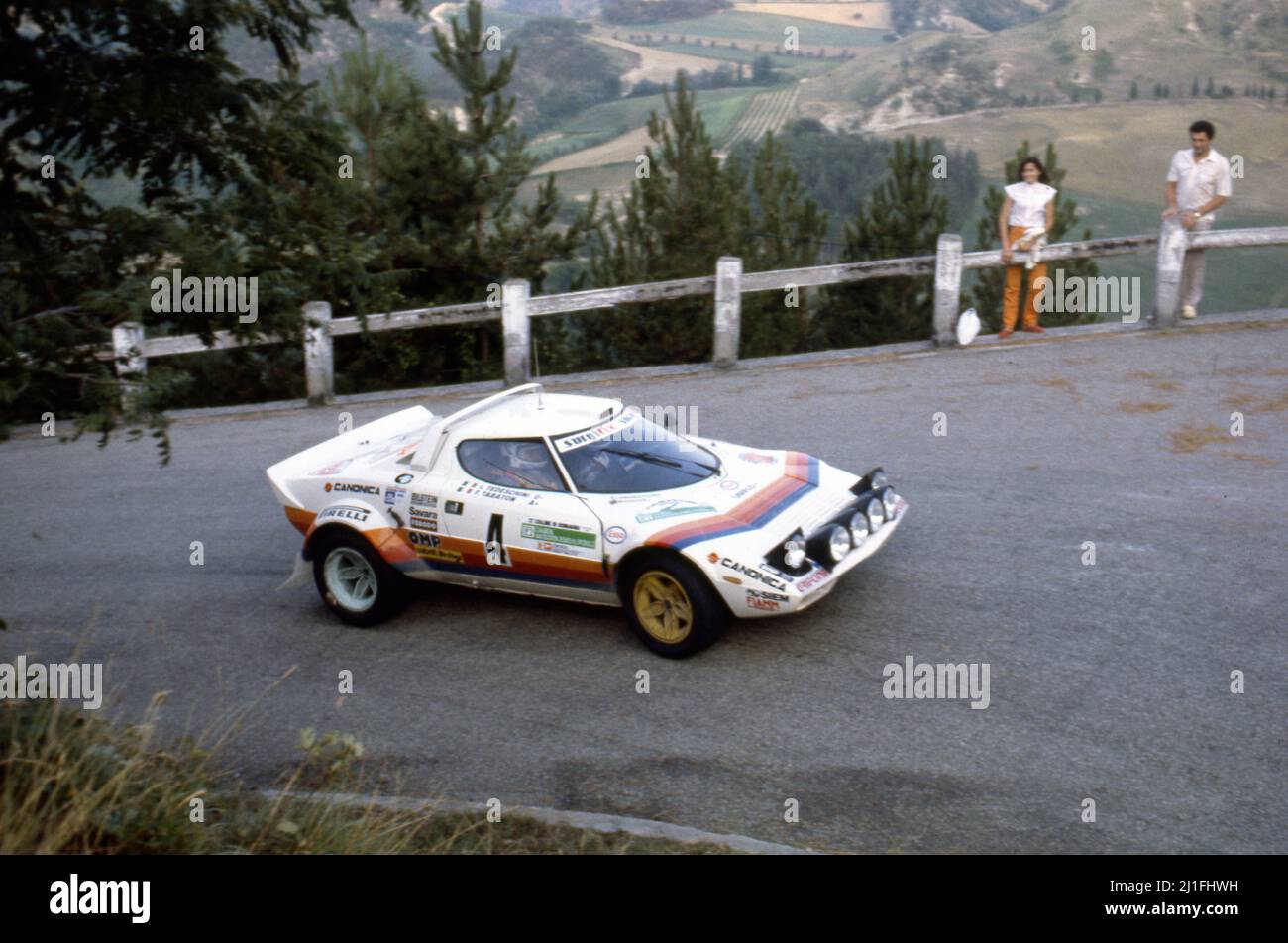 Fabrizion Tabaton (ITA) Luciano Tedeschini (ITA) Lancia Stratos Hf Gr4 ...