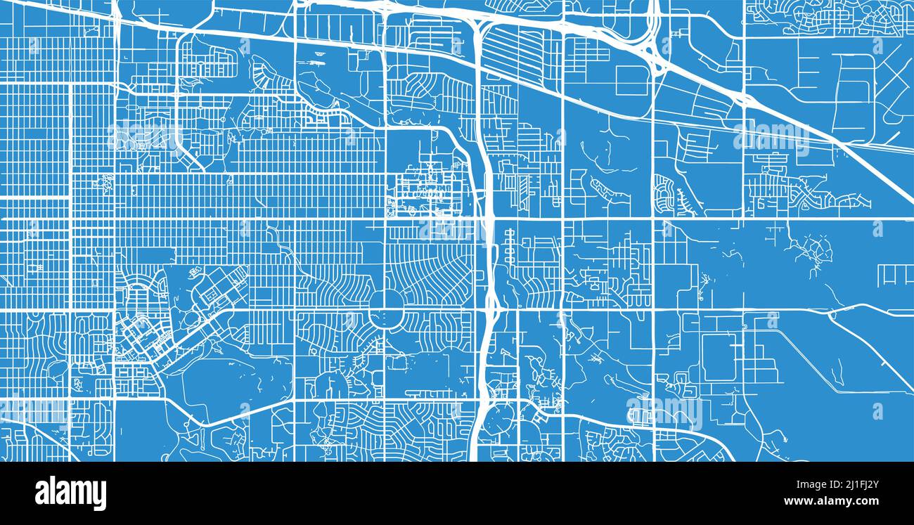 Urban vector city map of Aurora, Colorado , United States of America ...