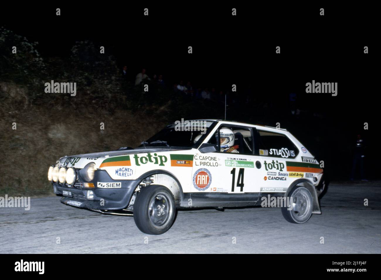 Carlo Capone (ITA) Luigi Pirollo (ITA) Fiat Ritmo Abarth 125 GrA Jolly ...